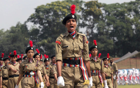 Female Members National Cadet Corps Ncc Editorial Stock Photo - Stock ...