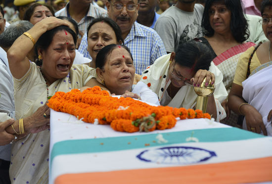 Relatives Mourn Over Dead Bodies Superintendent Editorial Stock Photo ...