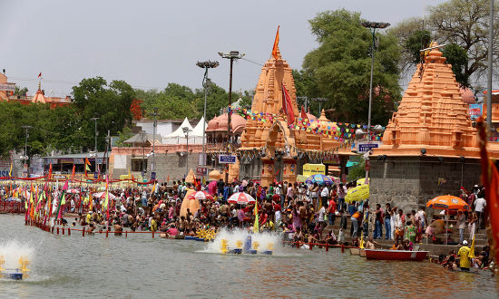 Indian Devotees Take Holi Dip River Editorial Stock Photo - Stock Image ...