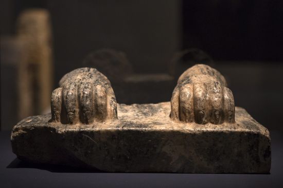 Paws Sphinx Called Menkaure On Display Editorial Stock Photo - Stock ...