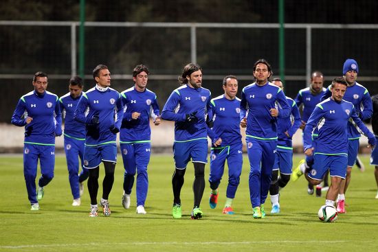 Cruz Azul Players During Their Teams Editorial Stock Photo - Stock ...