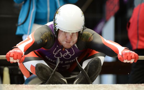 Daniel Pfister Austria During Mens Luge Editorial Stock Photo - Stock ...