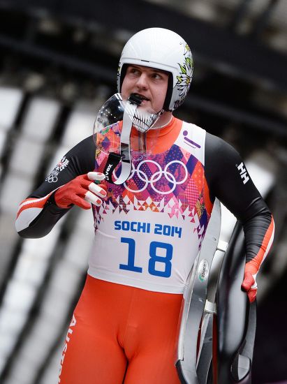 Daniel Pfister Austria Arrives Finish His Editorial Stock Photo - Stock ...
