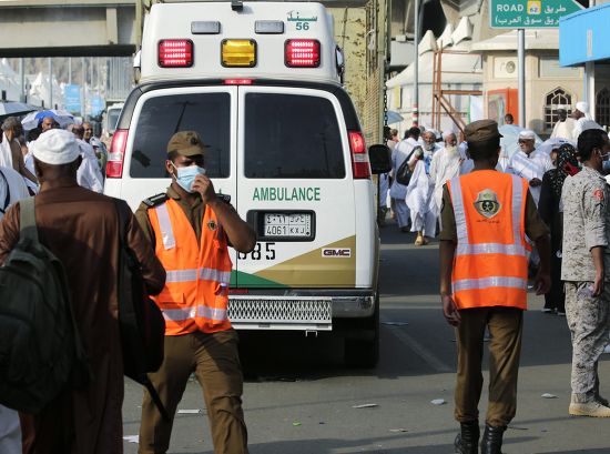 Members Saudi Police Force Diract Traffic Editorial Stock Photo - Stock ...