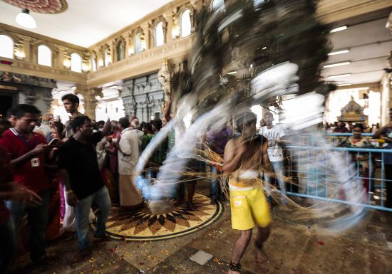 Slow Shutter Image Hindu Devotee Dancing Editorial Stock Photo - Stock ...