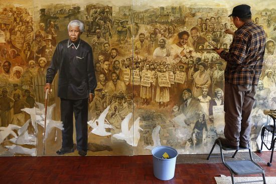Chineseborn Artist Cui Ning Works On Editorial Stock Photo - Stock ...