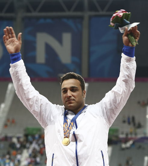 Ehsan Hadadi Iran Celebrates On Podium Editorial Stock Photo - Stock ...