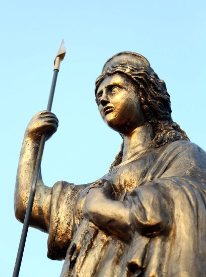Statue Featuring Zenobia Third Century Queen Editorial Stock Photo ...