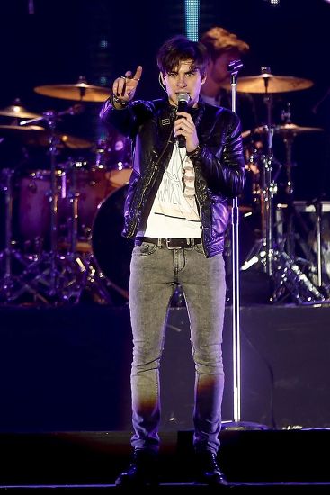 Lead Singer Spanish Pop Band Dvicio Editorial Stock Photo - Stock Image ...