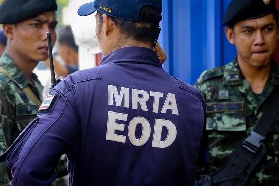 Member Eod Explosive Ordnance Disposal Stands Editorial Stock Photo ...