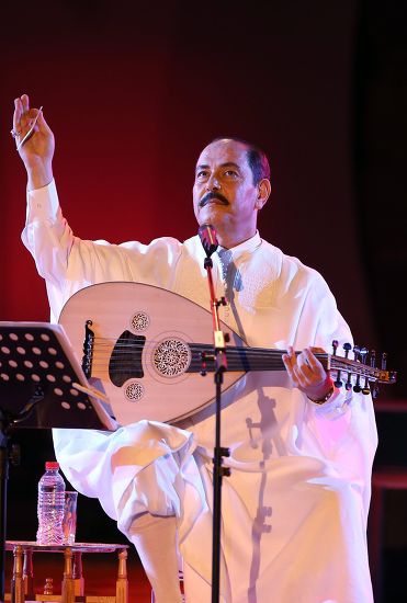 Tunisian Singer Lotfi Bouchnak Performs During Editorial Stock Photo ...