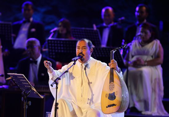 Tunisian Singer Lotfi Bouchnak Performs During Editorial Stock Photo ...