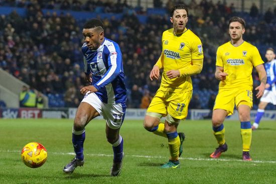 Chesterfield Midfielder Reece Mitchell Strikes Goal Editorial Stock ...
