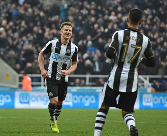 Matt Ritchie Newcastle United Left Celebrates Editorial Stock Photo ...
