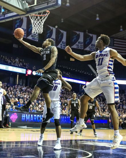 Saturday Butler Bulldogs Guard Kethan Savage Editorial Stock Photo ...