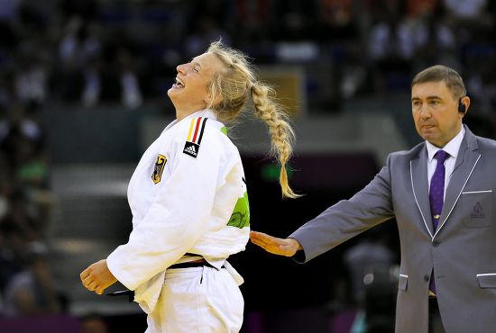Martyna Trajdos L Germany Celebrates After Editorial Stock Photo ...