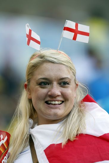 England Soccer Fan During Fifa World Editorial Stock Photo - Stock ...