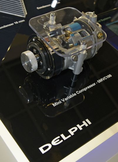 Mini Variable Compressor By Delphi Seen Editorial Stock Photo - Stock ...