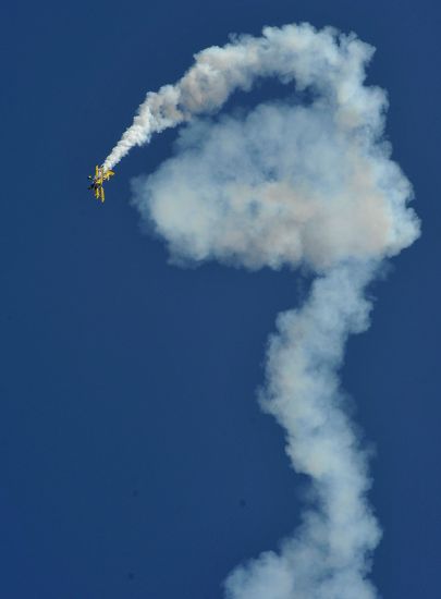 Swedish Stunt Team Viking Perform Aerobatics Editorial Stock Photo ...
