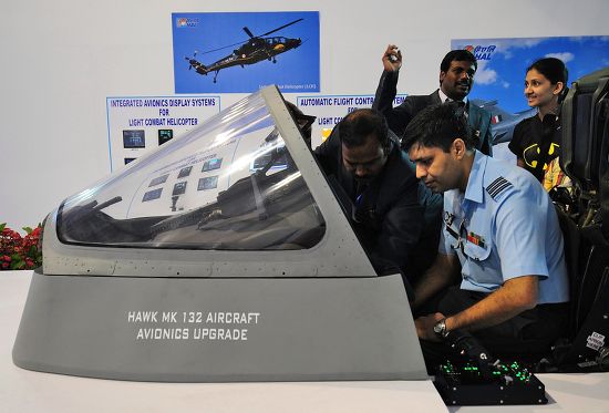 Indian Air Force Official Sits Inside Editorial Stock Photo - Stock ...