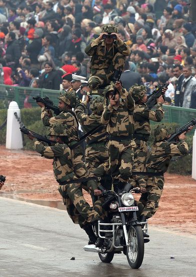 Members Border Security Force Participate 66th Editorial Stock Photo ...
