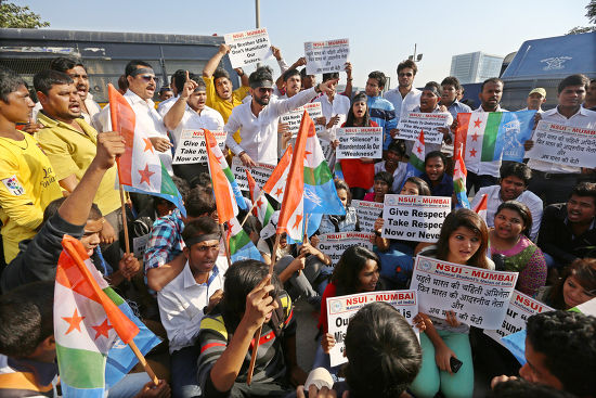 National Students Union India Nsui Activists Editorial Stock Photo ...