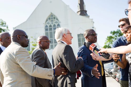 Charleston Mayor Joe Riley C Arrives Editorial Stock Photo - Stock ...