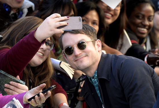 British Actor Elijah Wood Poses Selfie Editorial Stock Photo - Stock ...