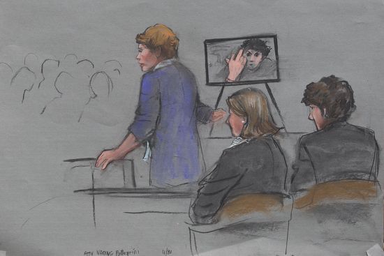 Sketch Artist Rendition Scene Inside John Editorial Stock Photo - Stock ...