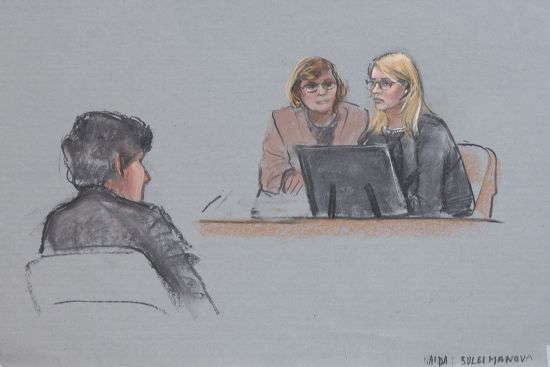 Sketch Artist Rendition Scene Inside John Editorial Stock Photo - Stock ...