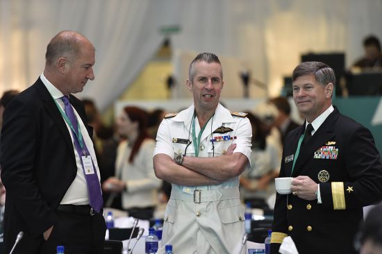 Lr Delgate George Busby Commodore Keith Editorial Stock Photo - Stock ...