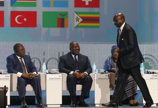 Donald Kaberuka President African Development Bank Editorial Stock ...