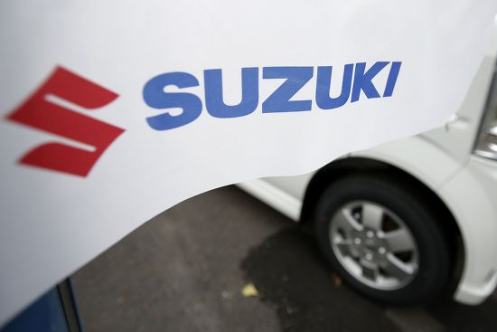 Logo Suzuki Motor Corp Seen On Editorial Stock Photo - Stock Image ...