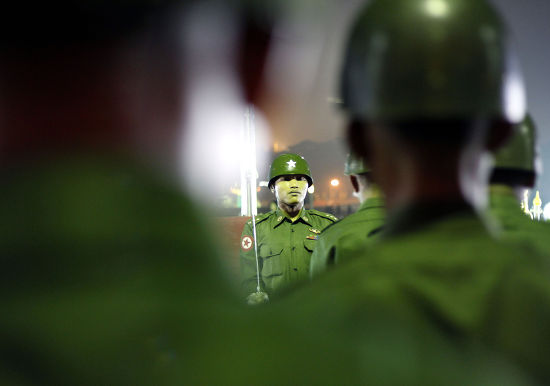 Myanmar Military Captain C Stands Front Editorial Stock Photo - Stock ...
