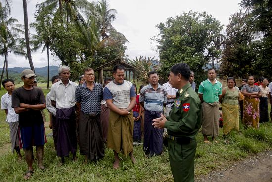 Myanmar High Ranking Military Officer Lieutenant Editorial Stock Photo ...