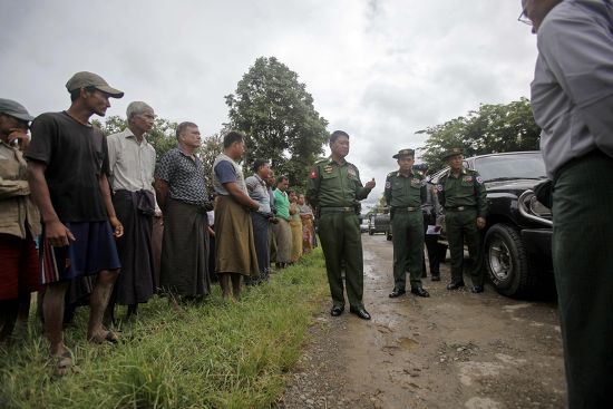 Myanmar High Ranking Military Officer Lieutenant Editorial Stock Photo ...