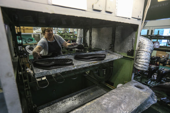 Employee Works Ralf Ringer Shoes Factory Editorial Stock Photo - Stock ...