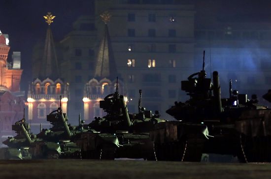 Russian Tanks Move Across Red Square Editorial Stock Photo - Stock ...