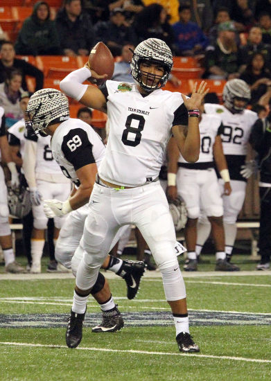 Glen Allen Quarterback Alex Faniel 8 Editorial Stock Photo - Stock ...