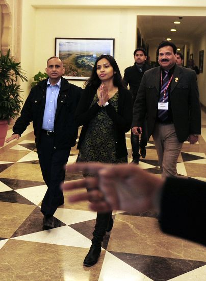 Indian Diplomat Devyani Khobragade C Seen Editorial Stock Photo - Stock ...