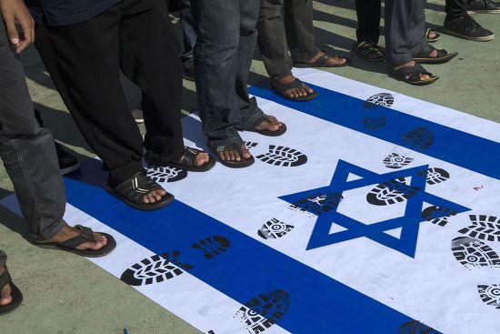 Malaysian Muslims Step On Israeli Flag Editorial Stock Photo - Stock ...