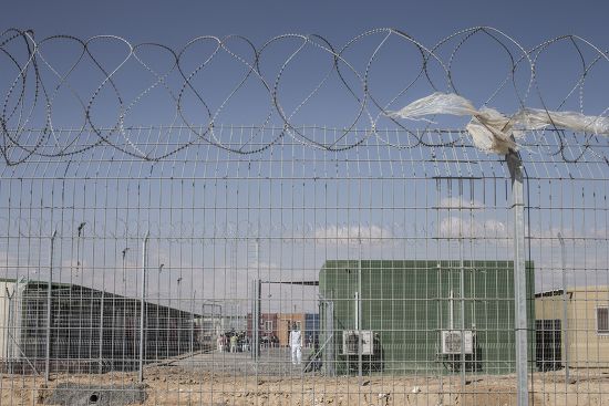 African Asylum Seekers Photographed Through Fence Editorial Stock Photo ...