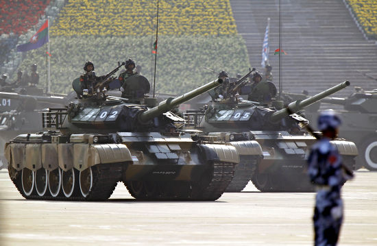Myanmar Military Tanks Take Part Parade Editorial Stock Photo - Stock ...