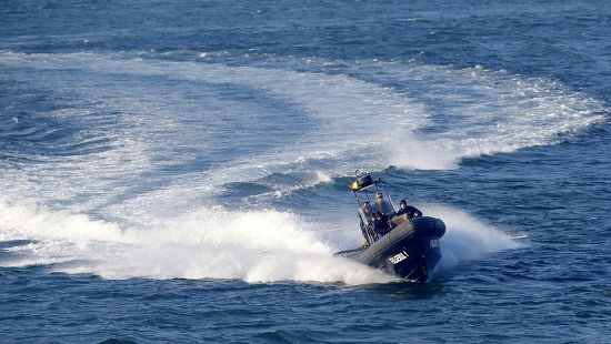 Romanian Navy Speedboat Fulgerul 1 Executes Editorial Stock Photo ...