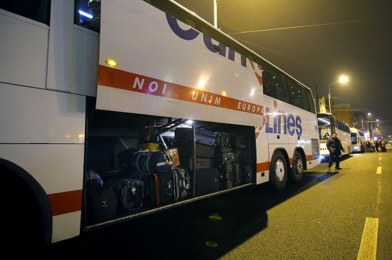 Hold Bus Filled Luggage Prior Departure Editorial Stock Photo - Stock ...