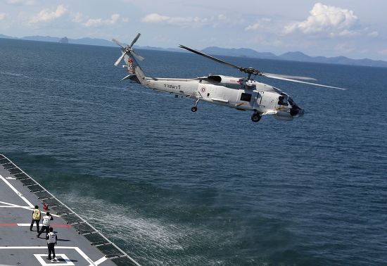 Thai Navy S70b Seahawk Multirole Helicopter Editorial Stock Photo ...