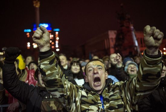 Ukrainian Man Cheers He Listens Speech Editorial Stock Photo - Stock ...