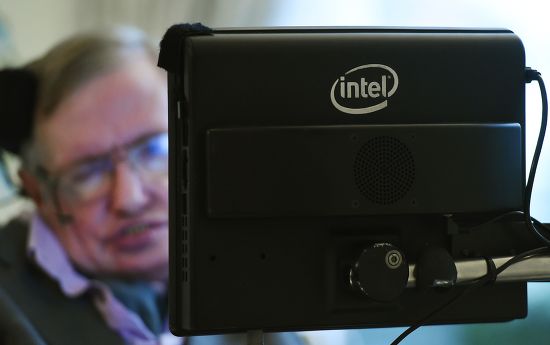 British Astrophysicist Professor Stephen Hawking Speaks Editorial Stock ...