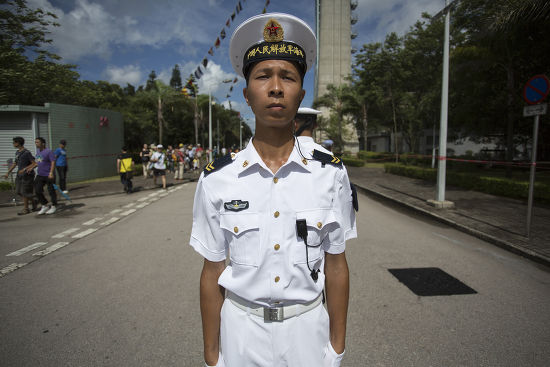 Peoples Liberation Army Pla Sailor Stands Editorial Stock Photo - Stock ...