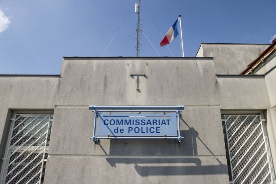 General View Police Station Parisian Suburb Editorial Stock Photo ...